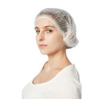 China Latex Free Disposable Hair Net PP Nonwoven 21g for Food Industry Cleanroom for sale