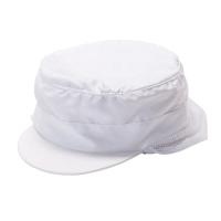 China White Dustproof Hat with Polyester Cotton Mesh for Food Factory Safety Hood for sale