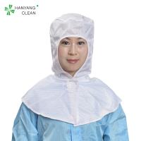 China Anti-static Shawl Hood Polyester Conductive Fibers Cleanroom Use One Size Fits All Custom Colors for sale