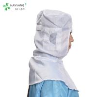 China Anti-static Shawl Hood Polyester Conductive Fibers Cleanroom Use One Size Fits All Custom Colors for sale