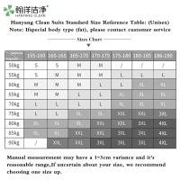 China Custom Size Lint Free ESD Cleanroom Coverall 106-107 Ohm Surface Resistance Antistatic Suit for sale