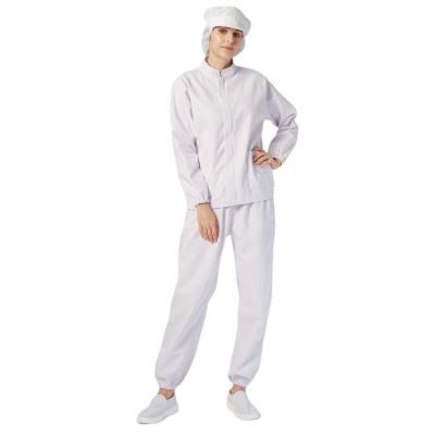 China Food Processing Anti Static Garments Comfortable Soft Dust-Free Uniform 45 Bags per Carton for sale