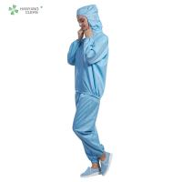 China Breathable Dust-Free Anti Static Fast Food Factory Uniform for Food Processing for sale