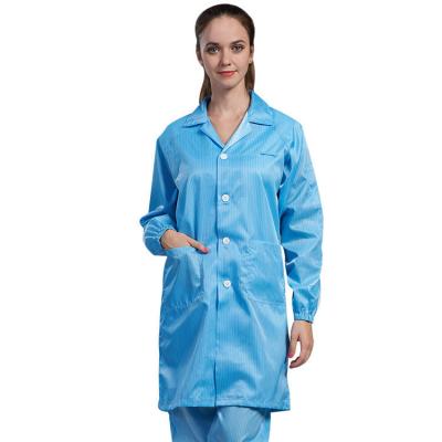 China Custom Washable Reusable Cleanroom Gown ESD Antistatic Dustproof Protection 27.5x33x2 cm for sale