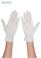 China Cleanroom ESD Gloves 100% Nitrile TPU Construction 9-inch and 12-inch Sizes 70g Weight Anti-Static Protection for sale