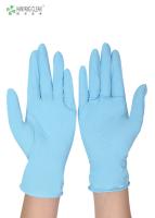 China Cleanroom ESD Gloves 100% Nitrile TPU Construction 9-inch and 12-inch Sizes 70g Weight Anti-Static Protection for sale