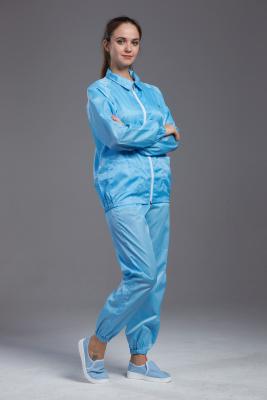 China ESD Anti Static Protective Coverall Suit with 0.36kg Weight and 10E6-10E9 Surface Resistance for Clean Rooms for sale