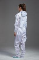 China Anti Static ESD Autoclavable Cleanroom Hooded Coverall with Shoes Cover Class 100 for sale