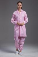 China Class 100 Clean Room Coveralls Non Toxic No Radiation S-5XL Size 108gsm for sale