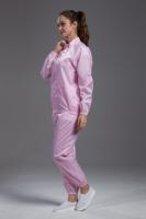 China Clean Room Suit Anti Static ESD Protective Clothing 98% Polyester 2% Conduct Fiber Unisex for sale