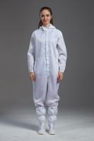 China Anti-Static ESD Garment with 0.36kg Weight and 92-95% Particle Barrier for SMT Workshop for sale
