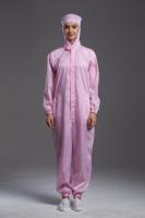 China Anti-Static ESD Garment Reusable Gown 0.36kg Set with 92-95% Particle Barrier Efficiency for SMT Workshops for sale