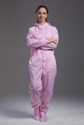 China ESD Food Processing Clothing -18.1db MVTR 1.2μC/M Fabric Charge Density Cleanroom Gown for sale