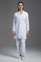 China Anti-Static ESD Cleanroom Gown - 0.36kg Set Weight, 100+ Wash Cycles for SMT Workshop Protection for sale