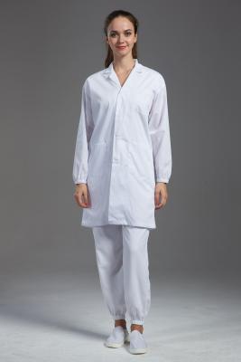 China Anti-Static ESD Cleanroom Gown - 0.36kg Set Weight, 100+ Wash Cycles for SMT Workshop Protection for sale