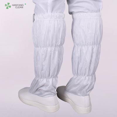 China Anti Static ESD Boots with Zipper 10^6-10^7 Ohm Resistance for Electronics Cleanrooms EU 35-46 US 5-11.5 for sale
