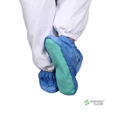 China White Anti-Static ESD Cleanroom PVC Shoes H-3513 with 10⁶-10⁷ Ohm Resistance for Pharmaceutical and Electronics Industries for sale
