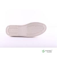 China White PVC Leather ESD Safety Shoes H-3505 with 10^6-10^7 Ohm Resistance for Cleanroom Protection for sale