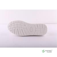 China White Canvas Cleanroom Antistatic ESD Safety Work Shoes with PU Sole - Surface Resistance 10⁶-10⁷ Ohm, Sizes EU 35-50 for sale