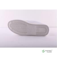 China Breathable PVC Sole 4 Holes White Cleanroom Antistatic ESD Shoes Size 35-46 for sale