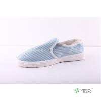 China Blue Dual Density PVC Sole Cleanroom Antistatic ESD Shoes - Model H-3512 with 10^6-10^7 Ohm Resistance and EU 35-50 Sizes for sale