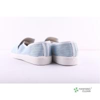 China Blue Dual Density PVC Sole Cleanroom Antistatic ESD Shoes - Model H-3512 with 10^6-10^7 Ohm Resistance and EU 35-50 Sizes for sale