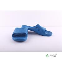 China Blue SPU Cleanroom Anti-Static ESD Safety Slippers H-3503 | 10^6-10^7 Ohm Resistance | EU 35-50 / US 5-11.5 Sizes for sale