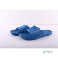 China Blue SPU Cleanroom Anti-Static ESD Safety Slippers H-3503 | 10^6-10^7 Ohm Resistance | EU 35-50 / US 5-11.5 Sizes for sale