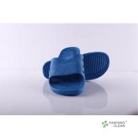 China Blue SPU Cleanroom Anti-Static ESD Safety Slippers H-3503 | 10^6-10^7 Ohm Resistance | EU 35-50 / US 5-11.5 Sizes for sale
