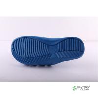 China Blue SPU Cleanroom Anti-Static ESD Safety Slippers H-3503 | 10^6-10^7 Ohm Resistance | EU 35-50 / US 5-11.5 Sizes for sale