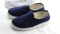 China ESD Safety Cleanroom PU Canvas Shoes H-3508 | 10⁶-10⁷ Ohm Surface Resistance | EU 35-50 Sizes for sale