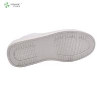 China Cleanroom Antistatic ESD Shoes PVC Sole Canvas Upper Four Holes Size 35-50 for sale