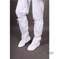 China Cleanroom Soft Sole Static Dissipative Antistatic ESD Knee Sock Boots H-3515 with 10^6-10^7 Ohm Resistance in EU 35-50 Sizes for sale