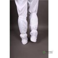 China Cleanroom Soft Sole Static Dissipative Antistatic ESD Knee Sock Boots H-3515 with 10^6-10^7 Ohm Resistance in EU 35-50 Sizes for sale