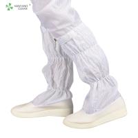 China Antistatic ESD Cleanroom Boots H-3516 - 10^6-10^7 Ohm Resistance, EU 35-50 / US 5-11.5 Sizes for sale