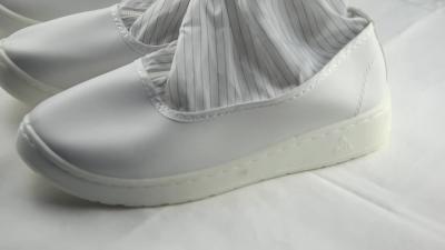 China ESD Cleanroom Safety Boots H-3518 with 10^6-10^7 Ohm Resistance and PVC Sole for Electronics Industry for sale