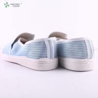 China Anti static esd cleanroom pvc blue safety shoes for sale
