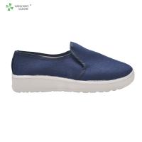 China Anti Static ESD Cleanroom PU Canvas Safety Shoes Size 35-46 Surface Resistance 10e6-10e7 Ohm for sale