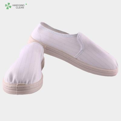 China White Autoclavable ESD Cleanroom Shoes 35-46 Surface Resistance 10E7-10E11 Ohm for sale