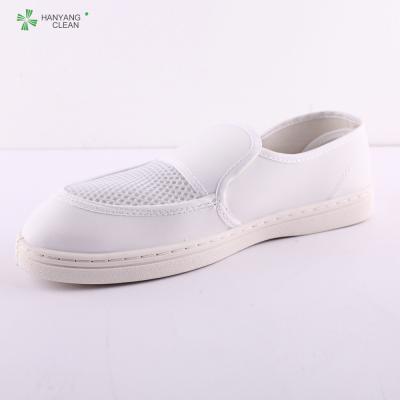 China Anti-Static ESD Cleanroom PVC Mesh Shoes H-3512 | 10^6-10^7 Ohm Resistance | EU 35-50 Sizes for sale