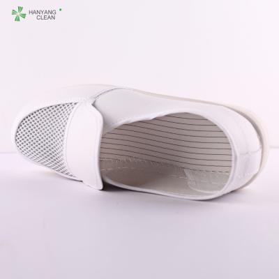China ESD Cleanroom Shoes PVC Mesh Anti-Static 10E7-10E11 Ohm Resistance Size 35-50 CE Approved for sale