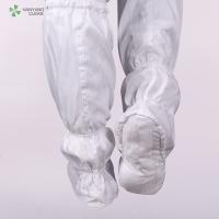 China ESD Cleanroom Booties Antistatic PVC Safety Boots Size 35-46 EU White for sale