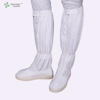 China Autoclavable Cleanroom ESD Boots with 10⁶-10⁷ Ohm Resistance, EU 35-46 & US 5-11.5 Sizes for sale