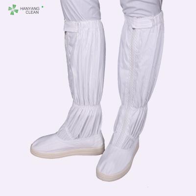 China Autoclavable Cleanroom ESD Boots with 10⁶-10⁷ Ohm Resistance, EU 35-46 & US 5-11.5 Sizes for sale