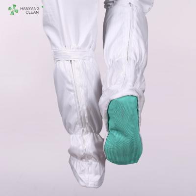 China ESD Cleanroom Boots Anti Static Fabric Unisex Size 35-46 EU Surface Resistance 10^6-10^7 Ohm for sale