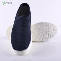 China ESD Antistatic Clean Room Shoes PU PVC Sole Blue Size 35-50 EN 61340 for sale