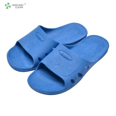 China ESD Antistatic Sandal Slipper Cleanroom Footwear 106-107 Ohm Surface Resistance Size 35-50 for sale