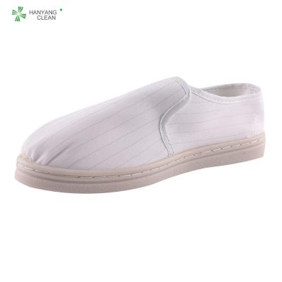 China Autoclavable Food Industry Safety Shoes Anti Static ESD 10^6-10^7 Ohm with Stripe Design EU 35-50 for sale