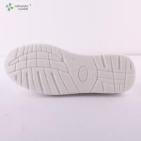 China ESD Anti Static White Canvas Lab Shoes PU Sole Anti Slip Size 35-50 Cleanroom for sale