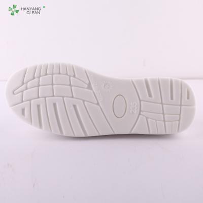 China ESD Anti Static White Canvas Lab Shoes PU Sole Anti Slip Size 35-50 Cleanroom for sale